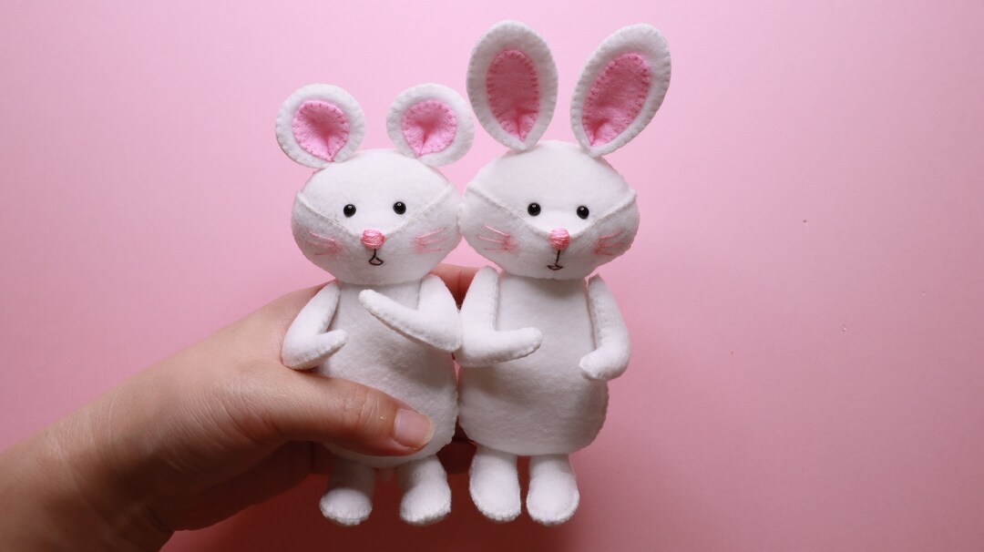 Rabbit PDF Sewing Pattern | Felt Rabbit | DIY Project, Digital Download ...