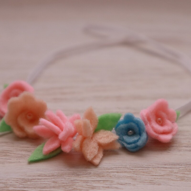 Felt Flower Crown - Etsy
