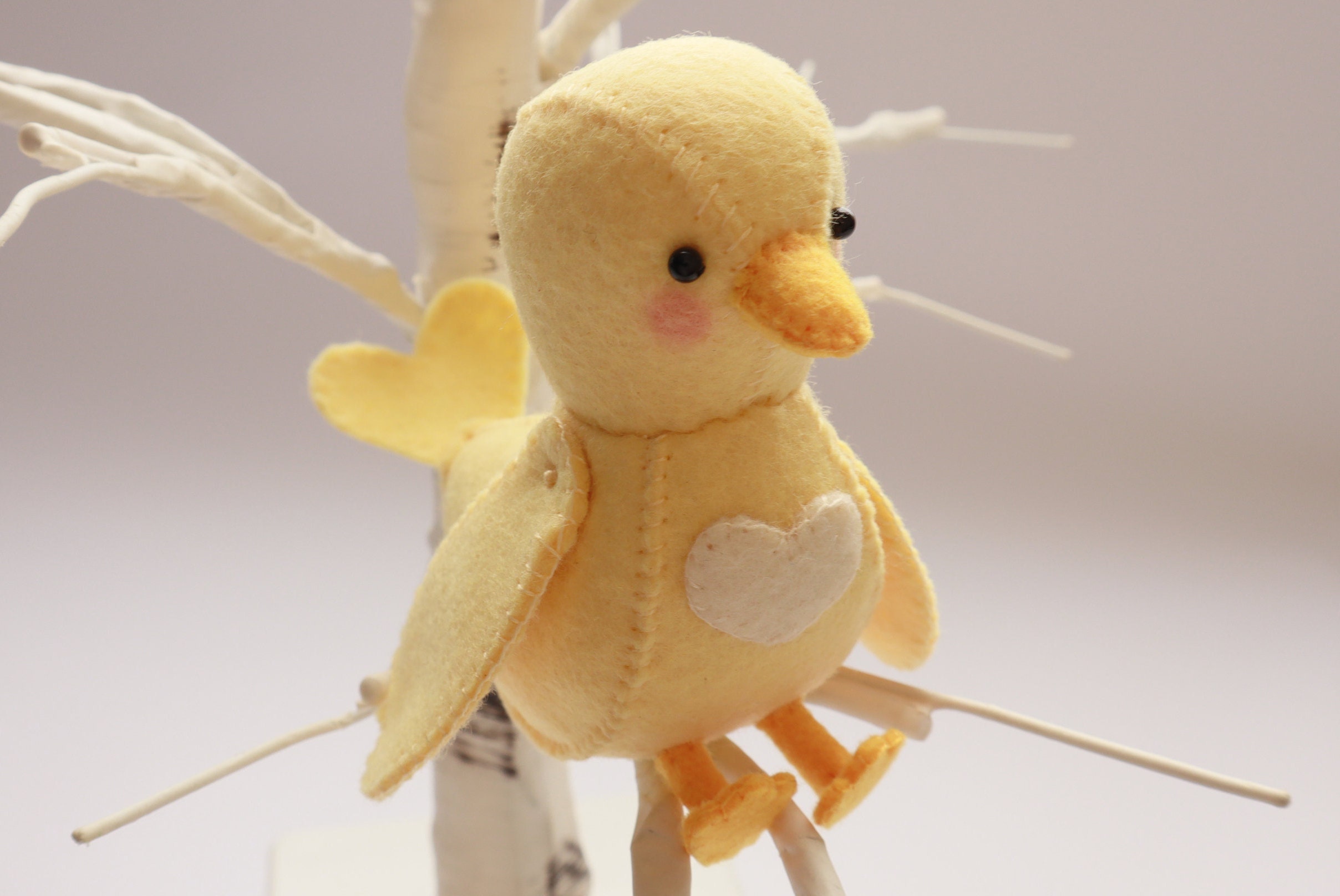 Felt Bird PDF Sewing Pattern | Pippi the Spring Bird - Etsy