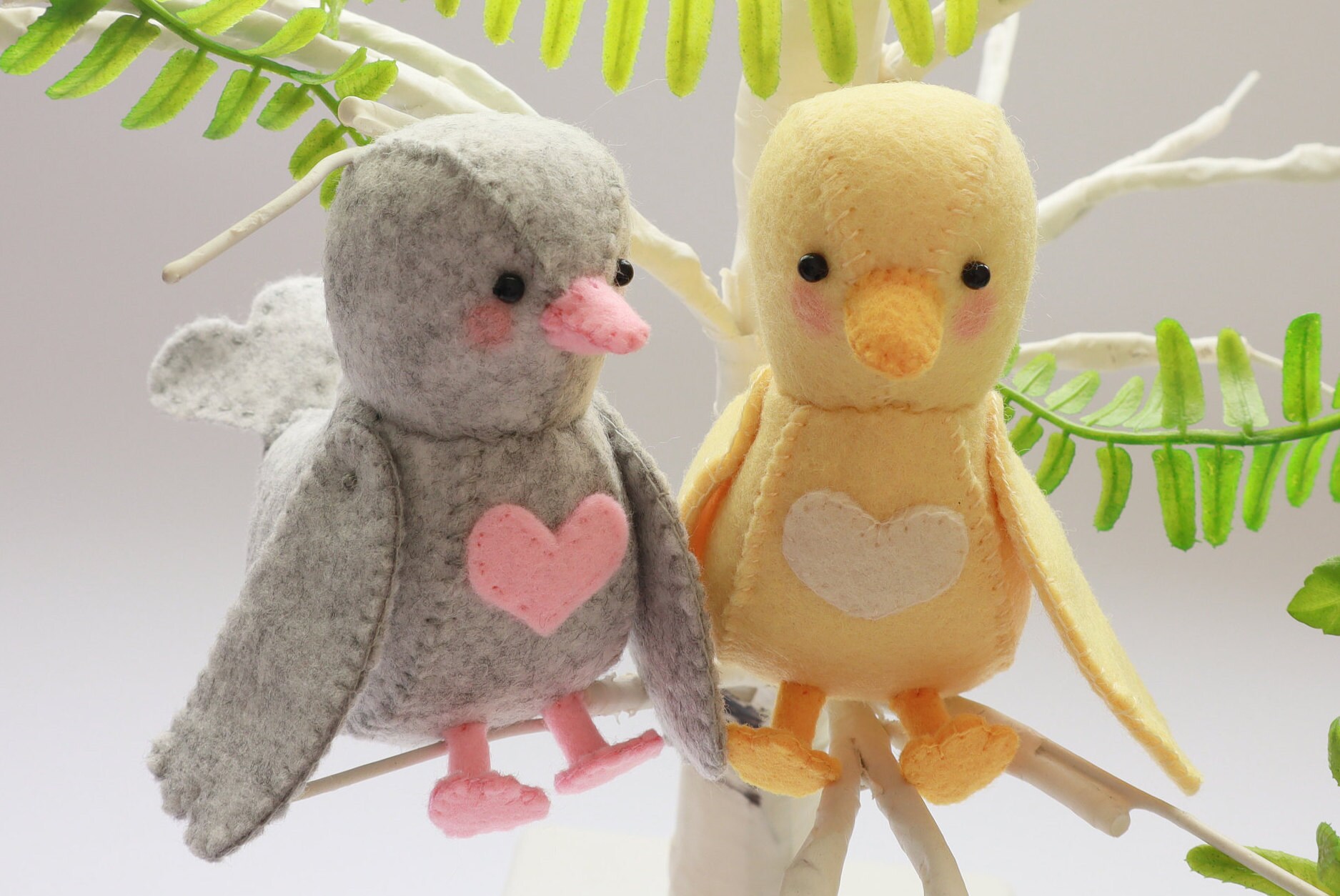 Felt Bird PDF Sewing Pattern | Pippi the Spring Bird - Etsy