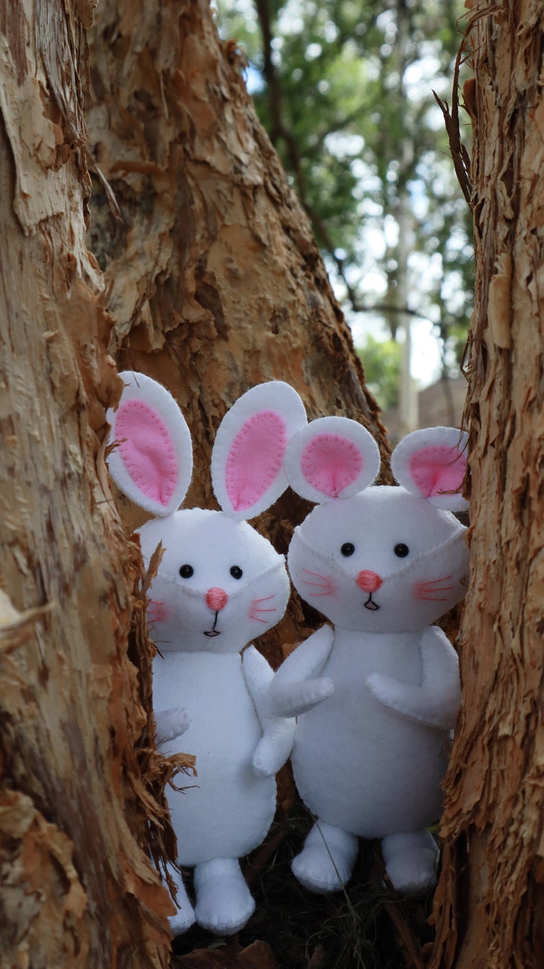 Rabbit PDF Sewing Pattern | Felt Rabbit | DIY Project, Digital Download ...