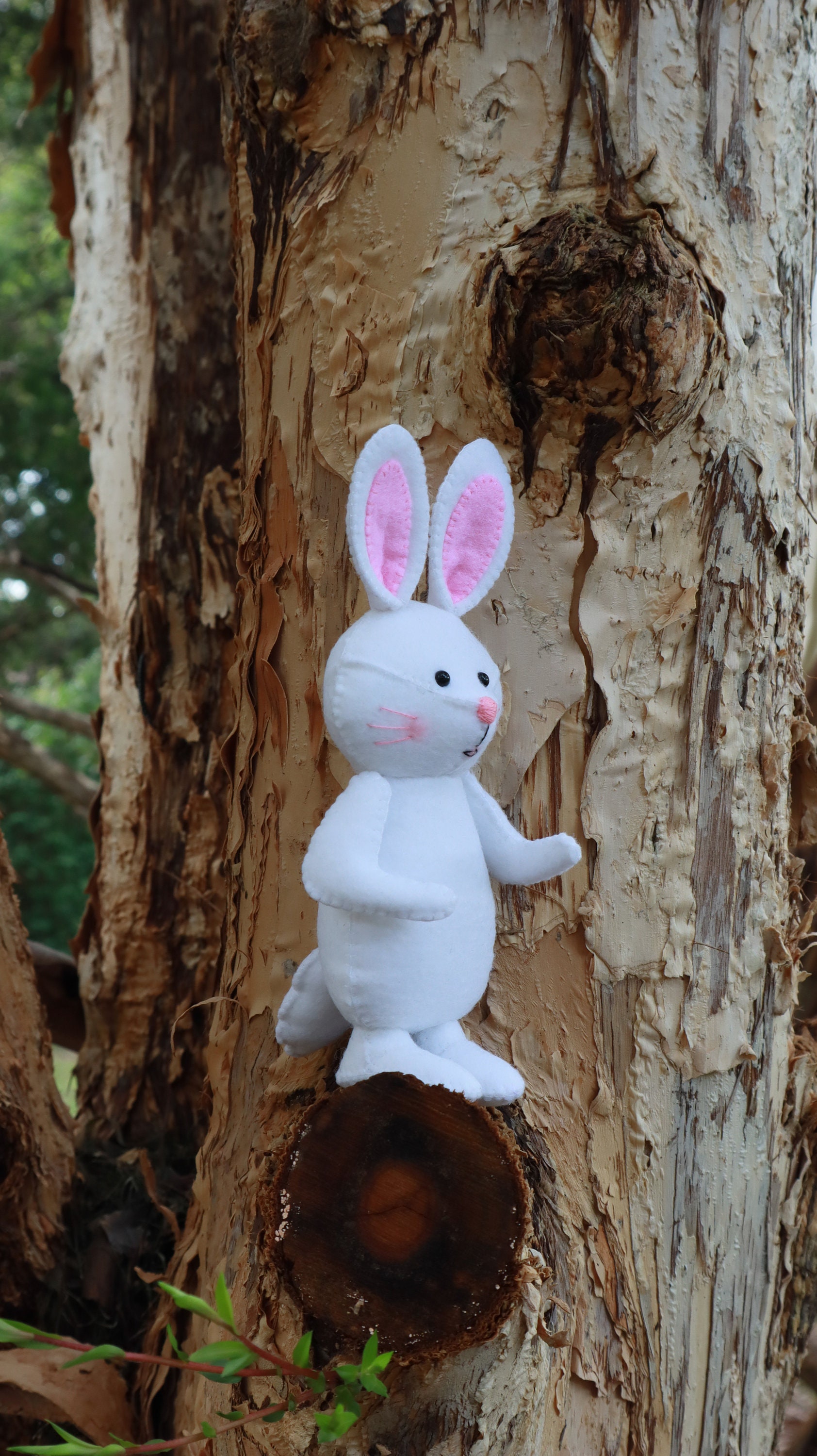 Rabbit PDF Sewing Pattern | Felt Rabbit | DIY Project, Digital Download ...