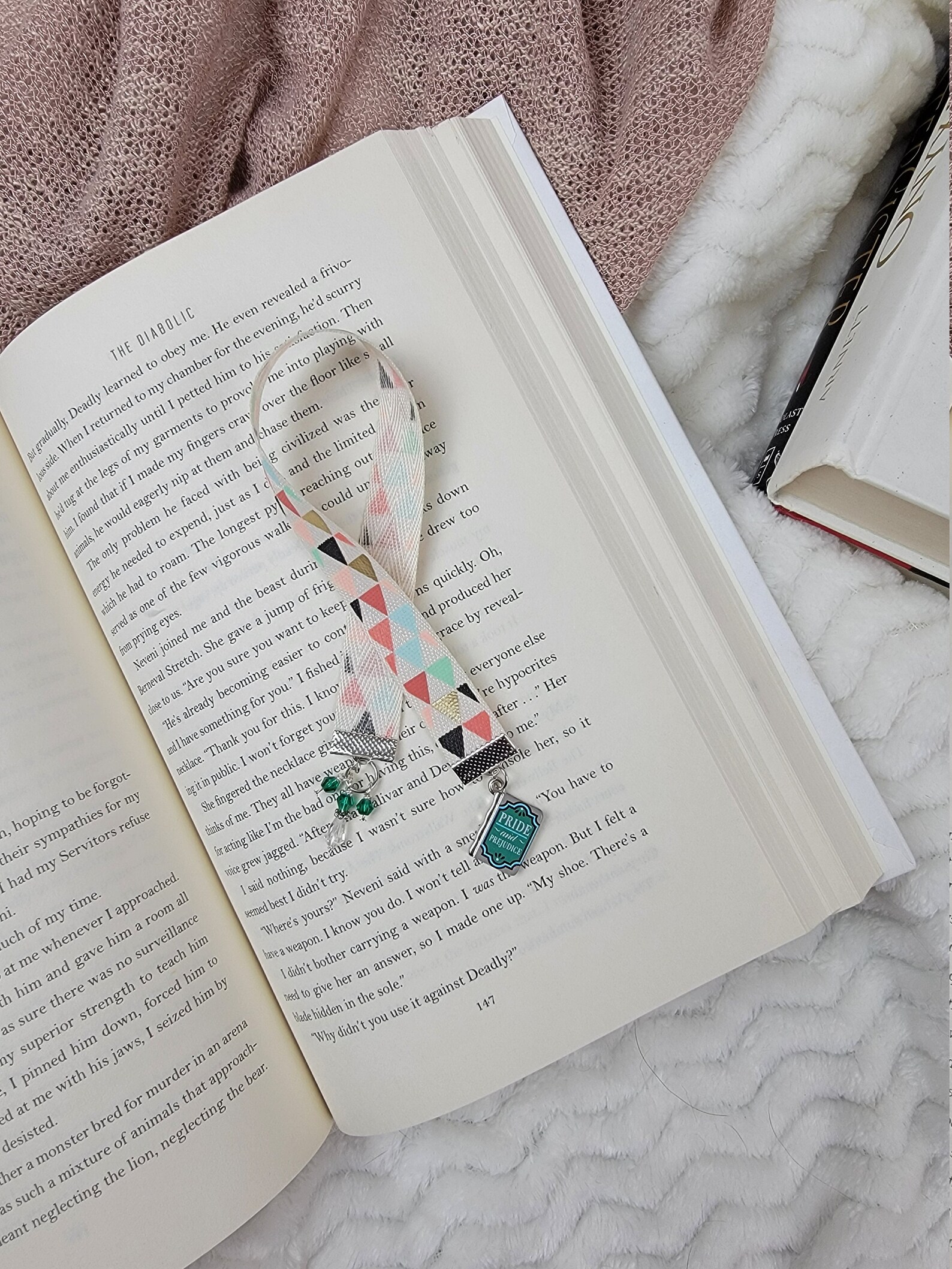 Jane Austin Bookmark Classic Ribbon Bookmark Emma Sense - Etsy