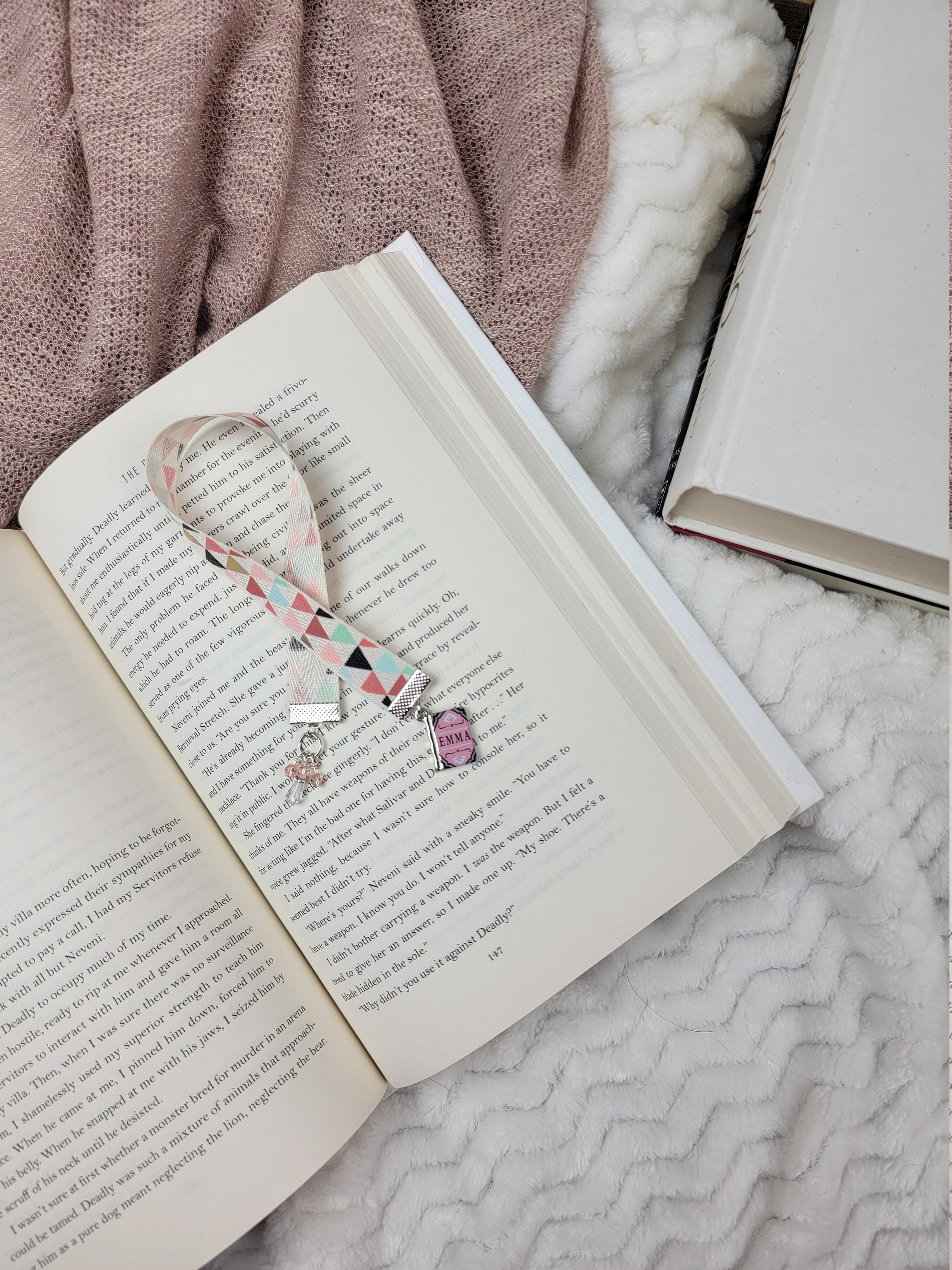 Jane Austin Bookmark Classic Ribbon Bookmark Emma Sense - Etsy