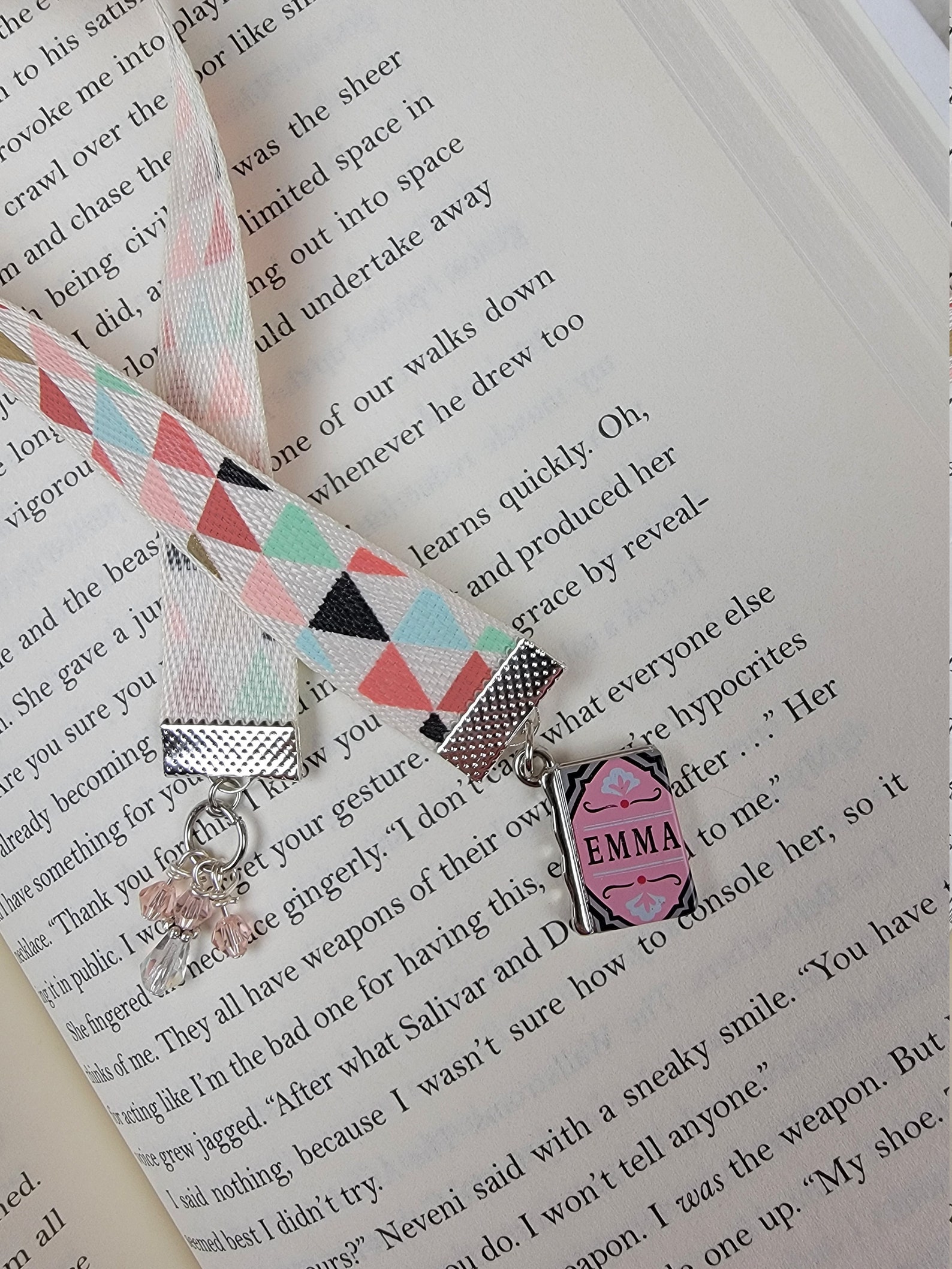 Jane Austin Bookmark Classic Ribbon Bookmark Emma Sense - Etsy