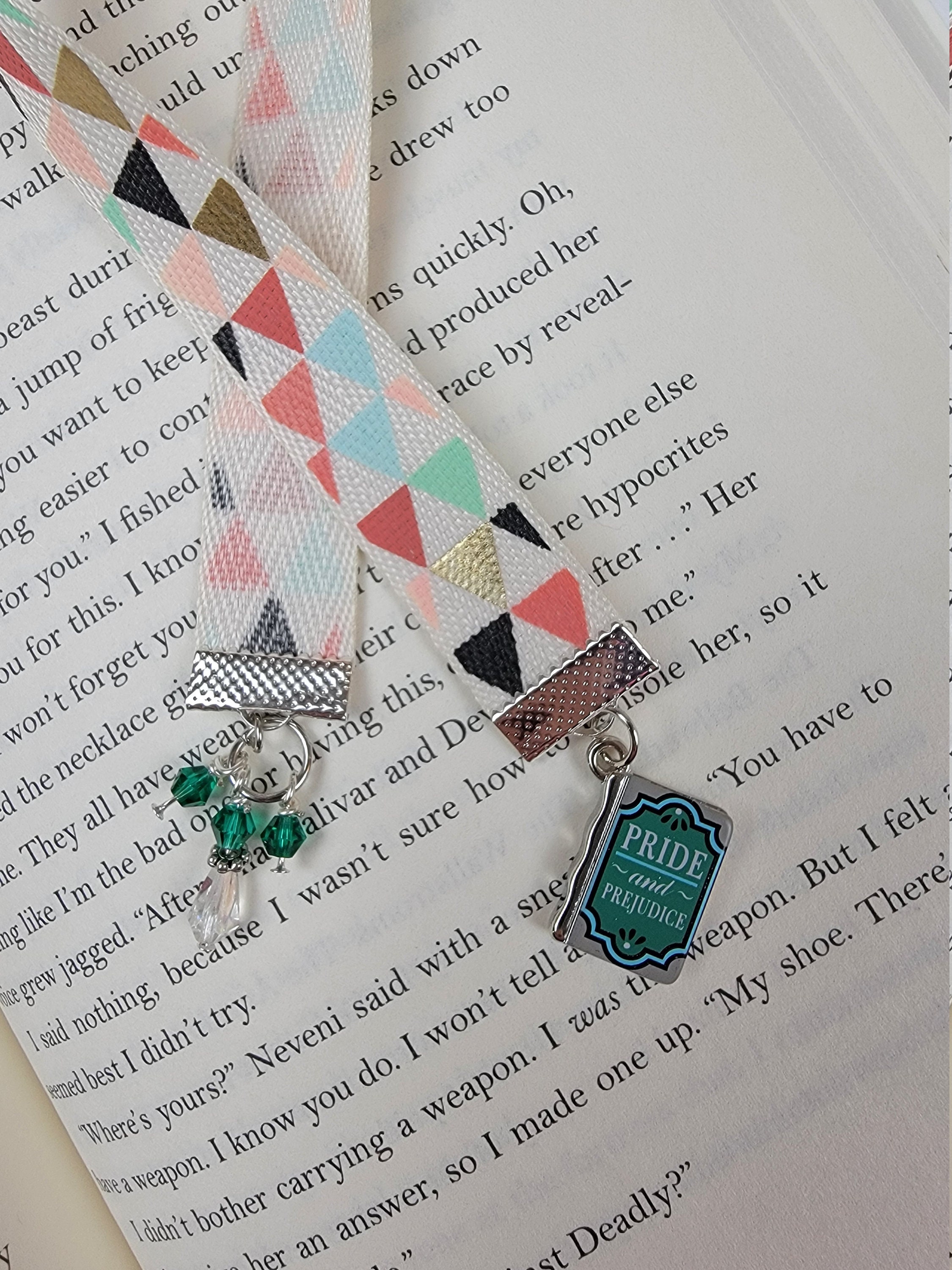 Jane Austin Bookmark Classic Ribbon Bookmark Emma Sense - Etsy
