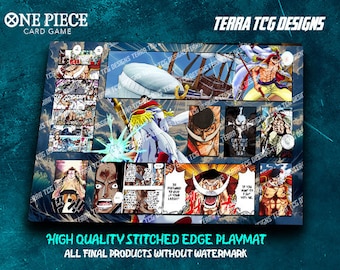 ONE PIECE TCG Playmat: Whitebeard Leader Playmat - Etsy