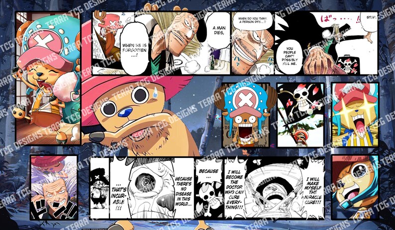 Tony Tony Chopper One Piece TCG Playmat: Stitched Edge Design - Etsy