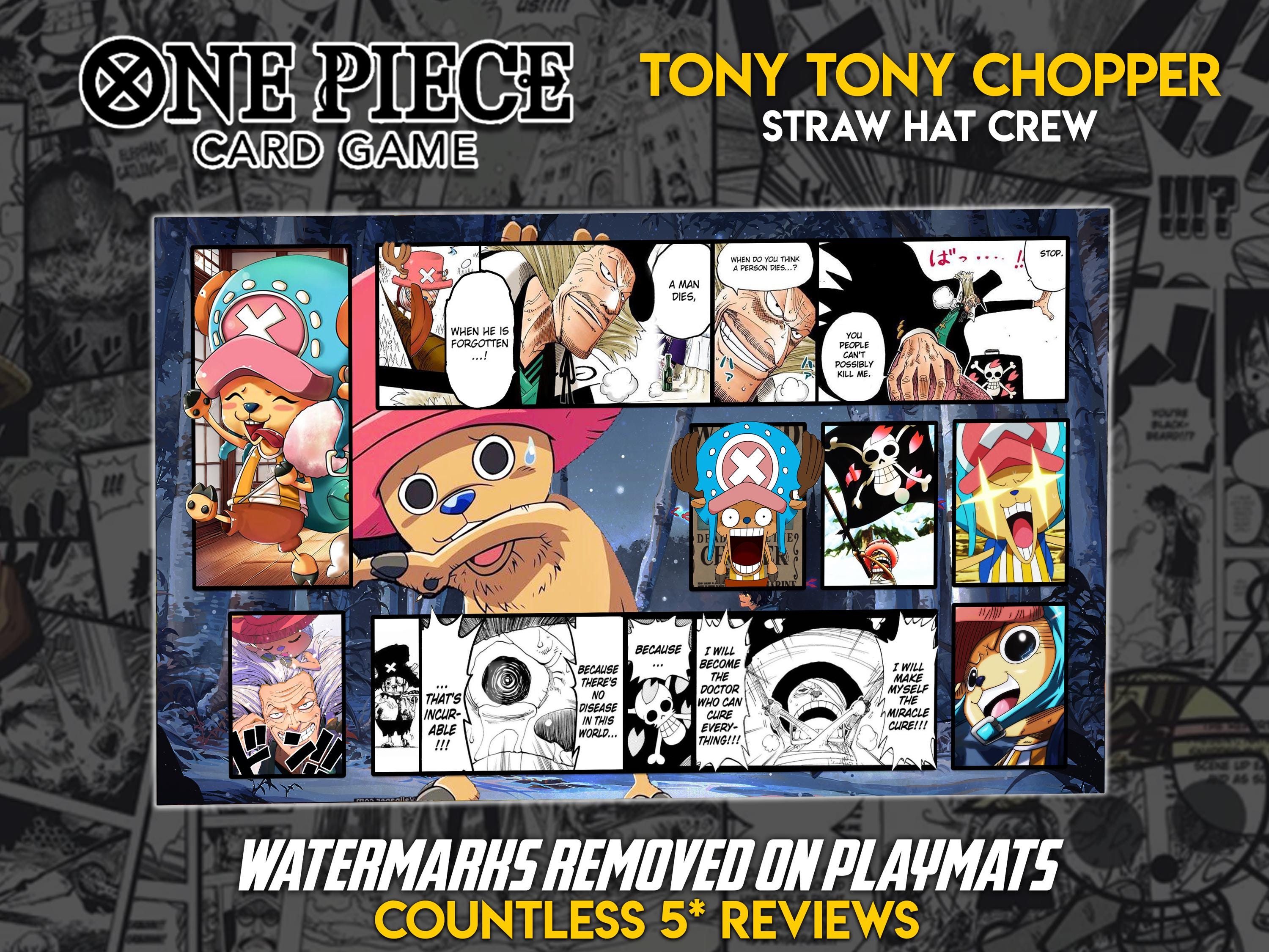 Tony Tony Chopper One Piece TCG Playmat: Stitched Edge Design - Etsy