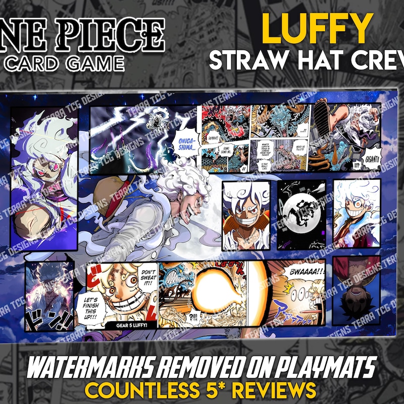 Luffy Gear 5 Card - Etsy
