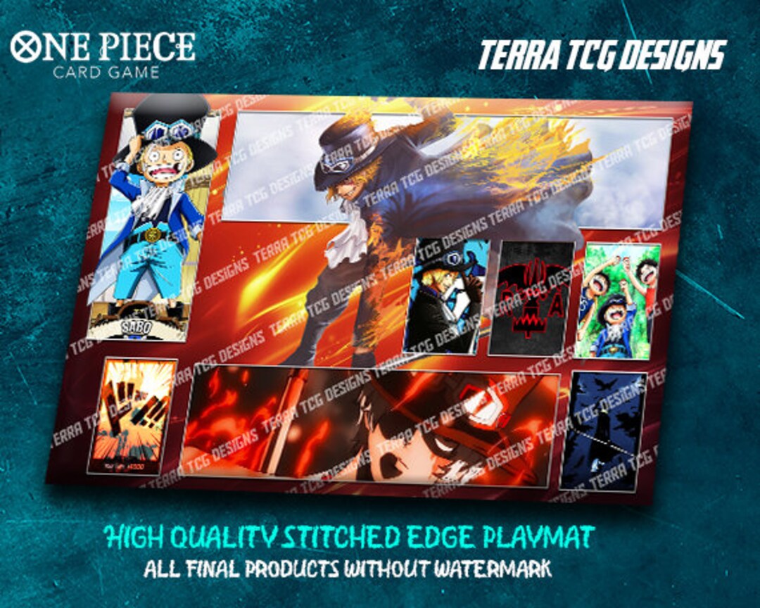 One Piece TCG | Sabo Custom Playmat | OP05 - Awakening of a New Era ...