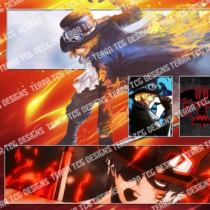 One Piece TCG | Sabo Custom Playmat | OP05 - Awakening of a New Era ...