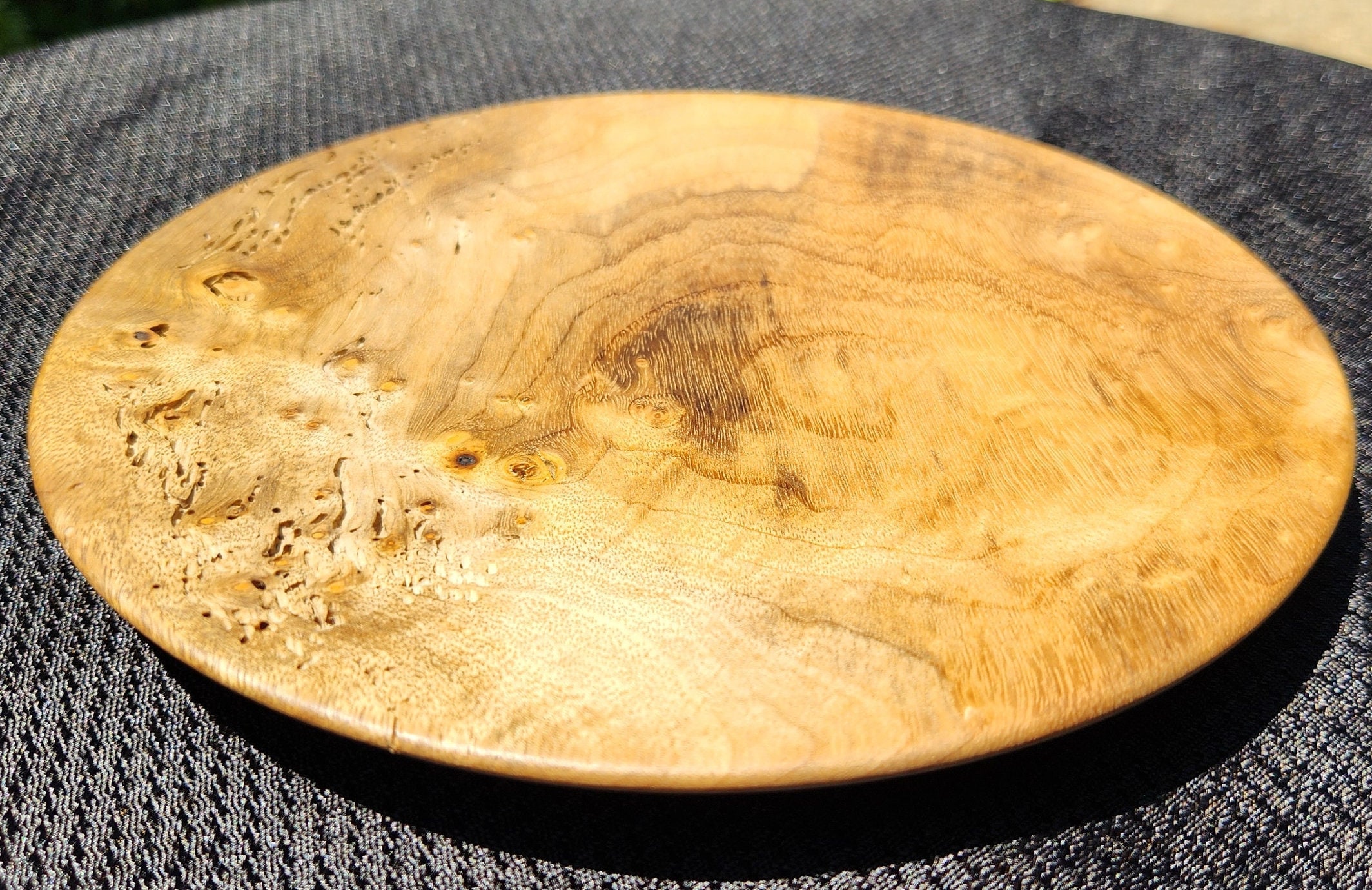 Hand Turned Myrtlewood Plate / Tray - Etsy