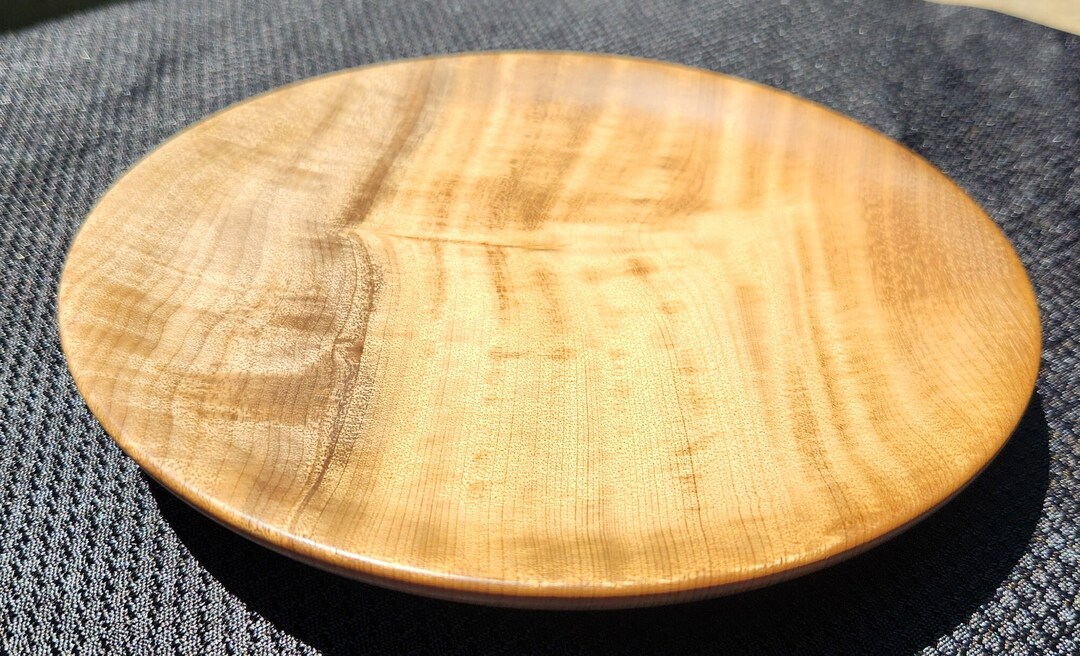 Hand Turned Myrtlewood Plate / Tray - Etsy