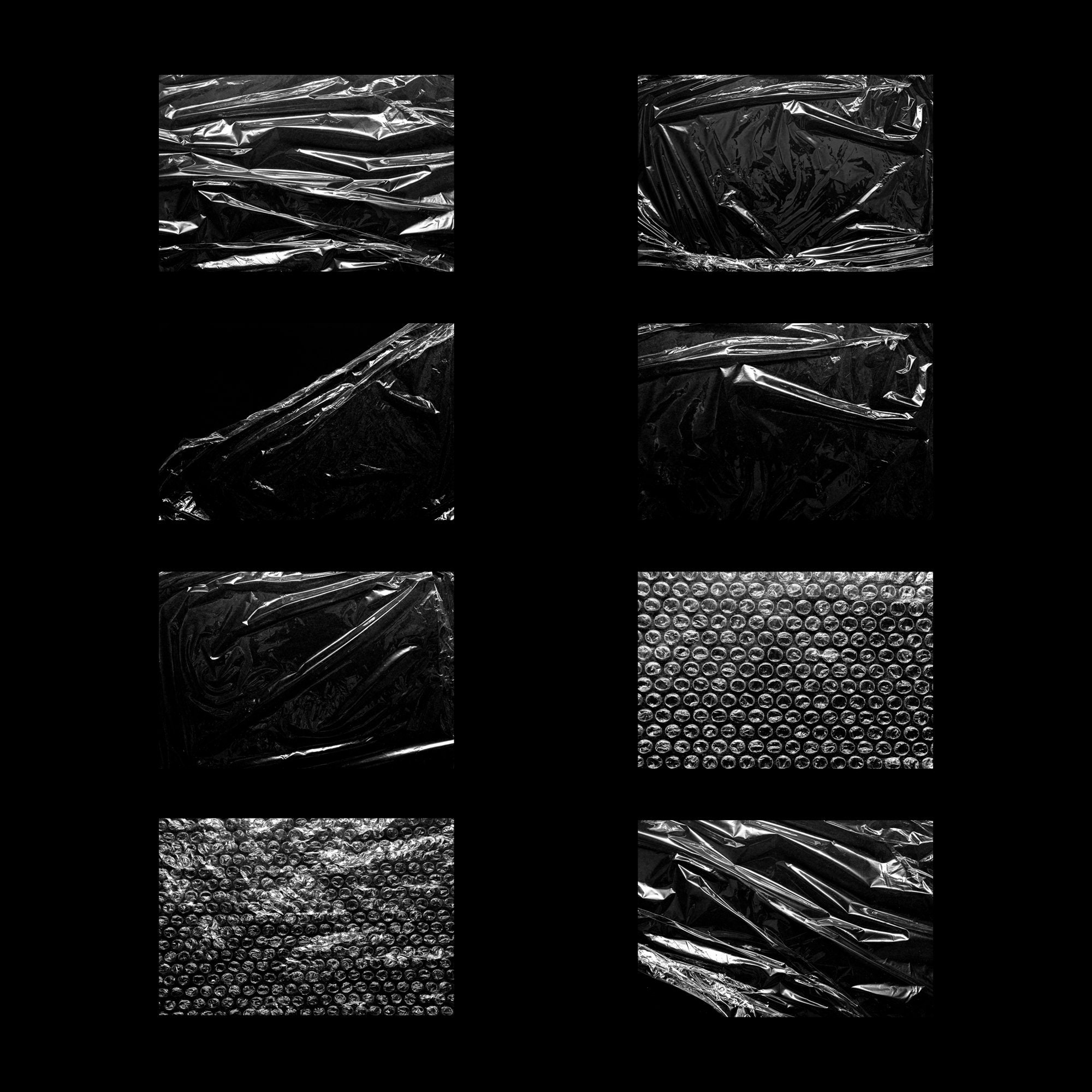 8 Plastic Overlay Textures, Realistic Plastic Bag Texture, Clingwrap ...