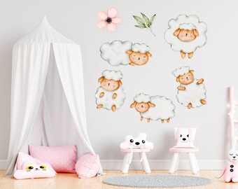 Sheep Wall Decal | Etsy