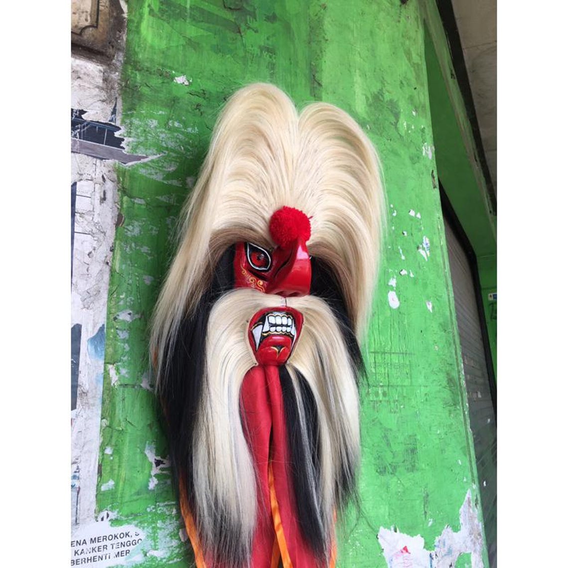 Bujang Ganong Mask/ Traditional Mask From Ponorogo Indonesia/javanese ...