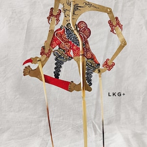 Premium Quality Bima Character Shadow Puppets/ Total Height: 30 Cm ( 11 ...