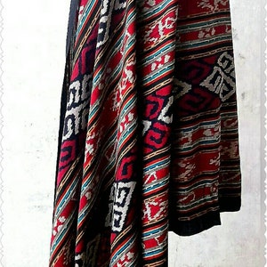 Handmade Ethnic Blanket/tenun Ikat/ Multipurpose Blanket/ Ethnic ...