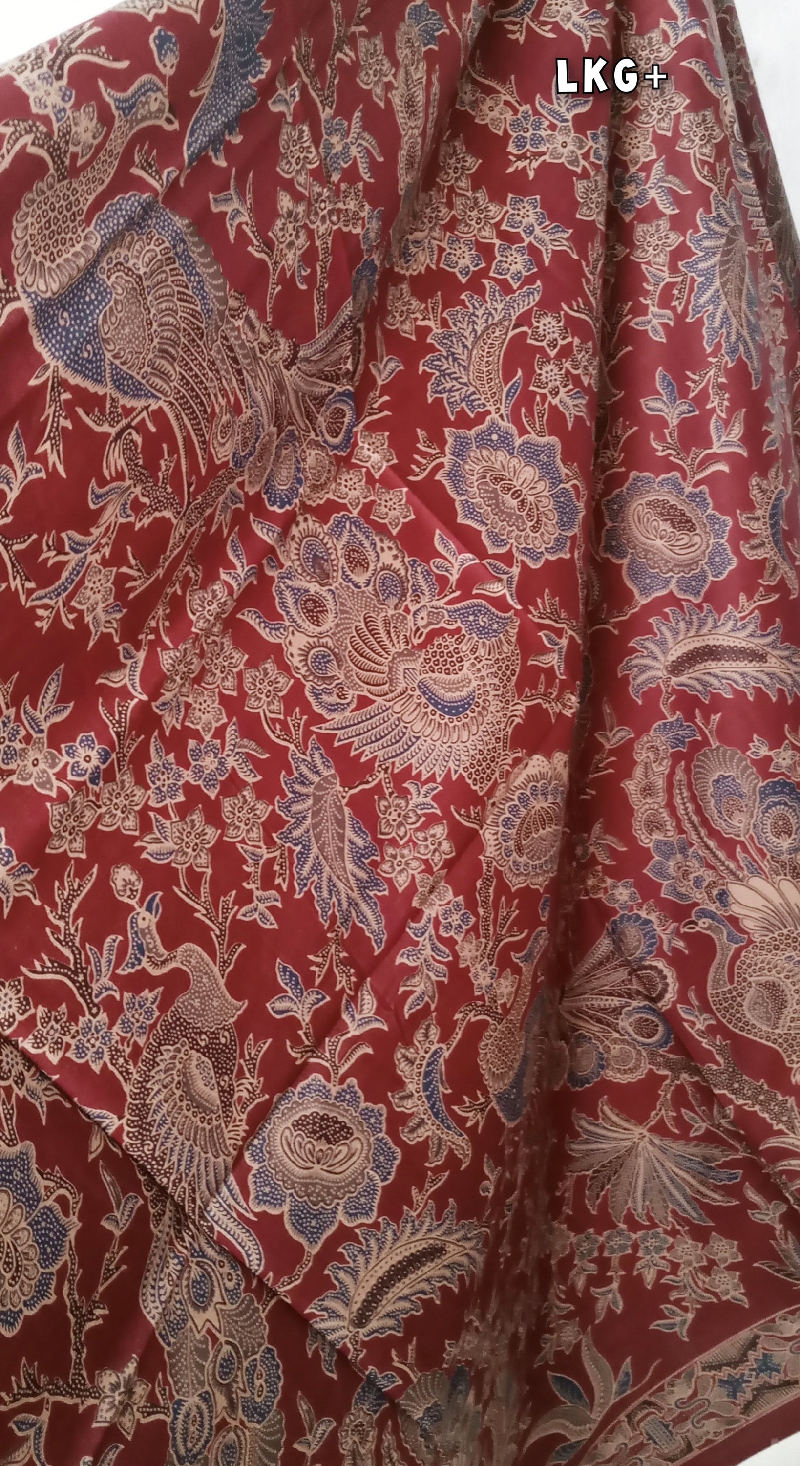 Premium Cotton Batik Fabric/indonesian Batik Fabric/beautiful Birds of ...