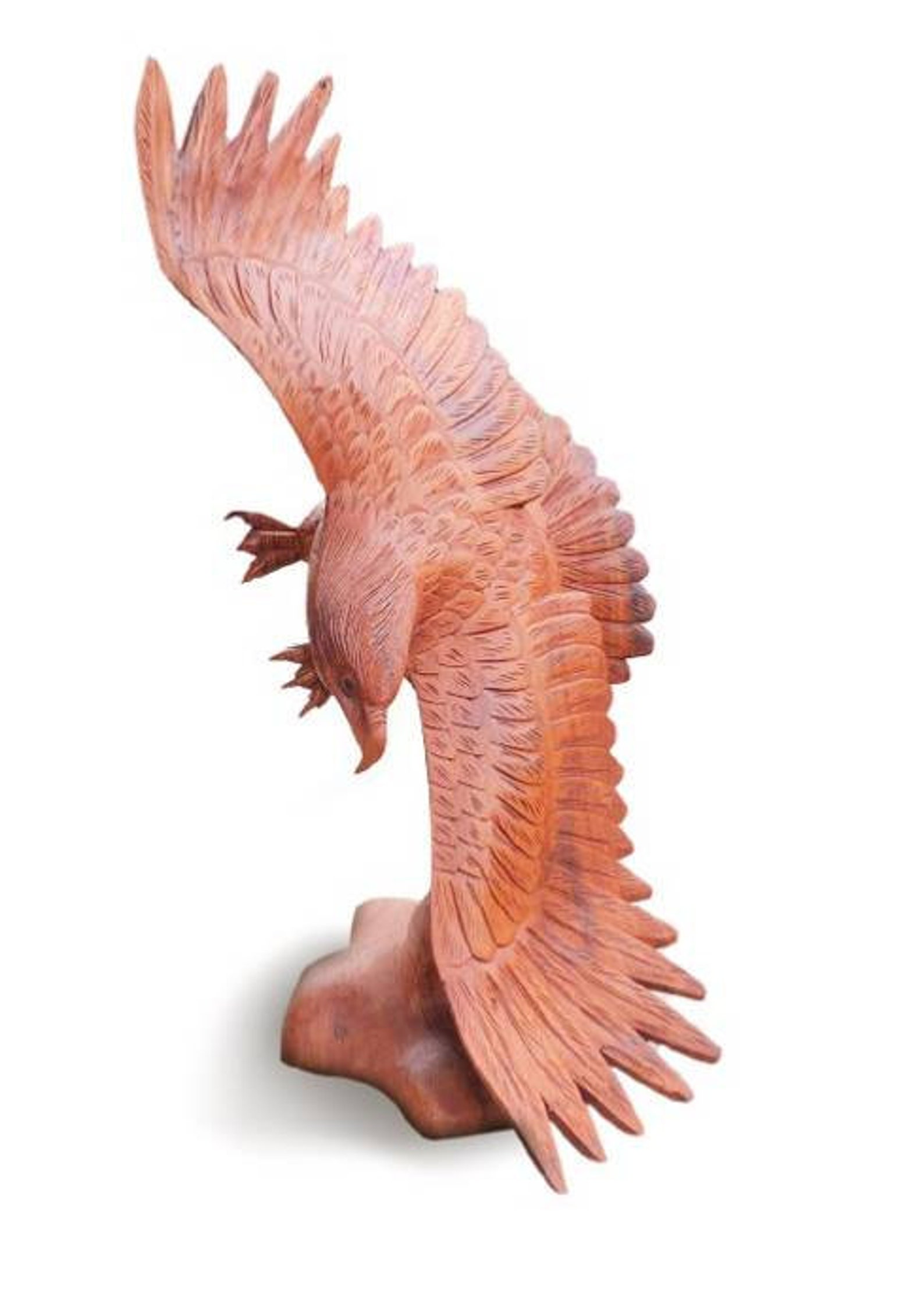 Wooden Eagle/ Wooden Eagle Engraving/wooden Eagle Statue - Etsy