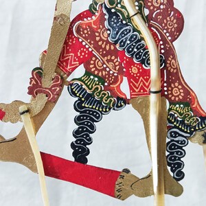 Premium Quality Bima Character Shadow Puppets/ Total Height: 30 Cm ( 11 ...