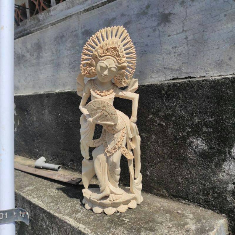Large Balinese Dancers Statues/50 Cm Kecak Janger/wooden Balinese ...