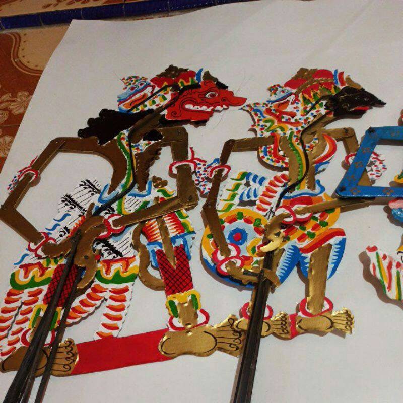 6 Pcs of Kurawa Shadow Puppets Characters/free Shipping/genuine Leather ...