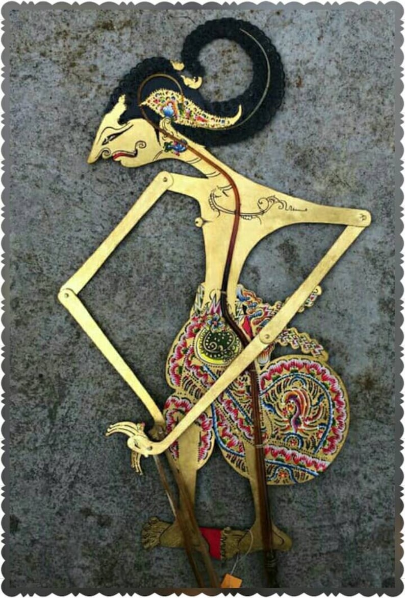 Fine Collection Arjuna Shadow Puppets/ High Quality Shadow Puppets Collection/javanese Shadow ...