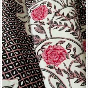 Premium Cotton Batik/rose Pattern Indonesian Batik/batik Sarong/sewing ...