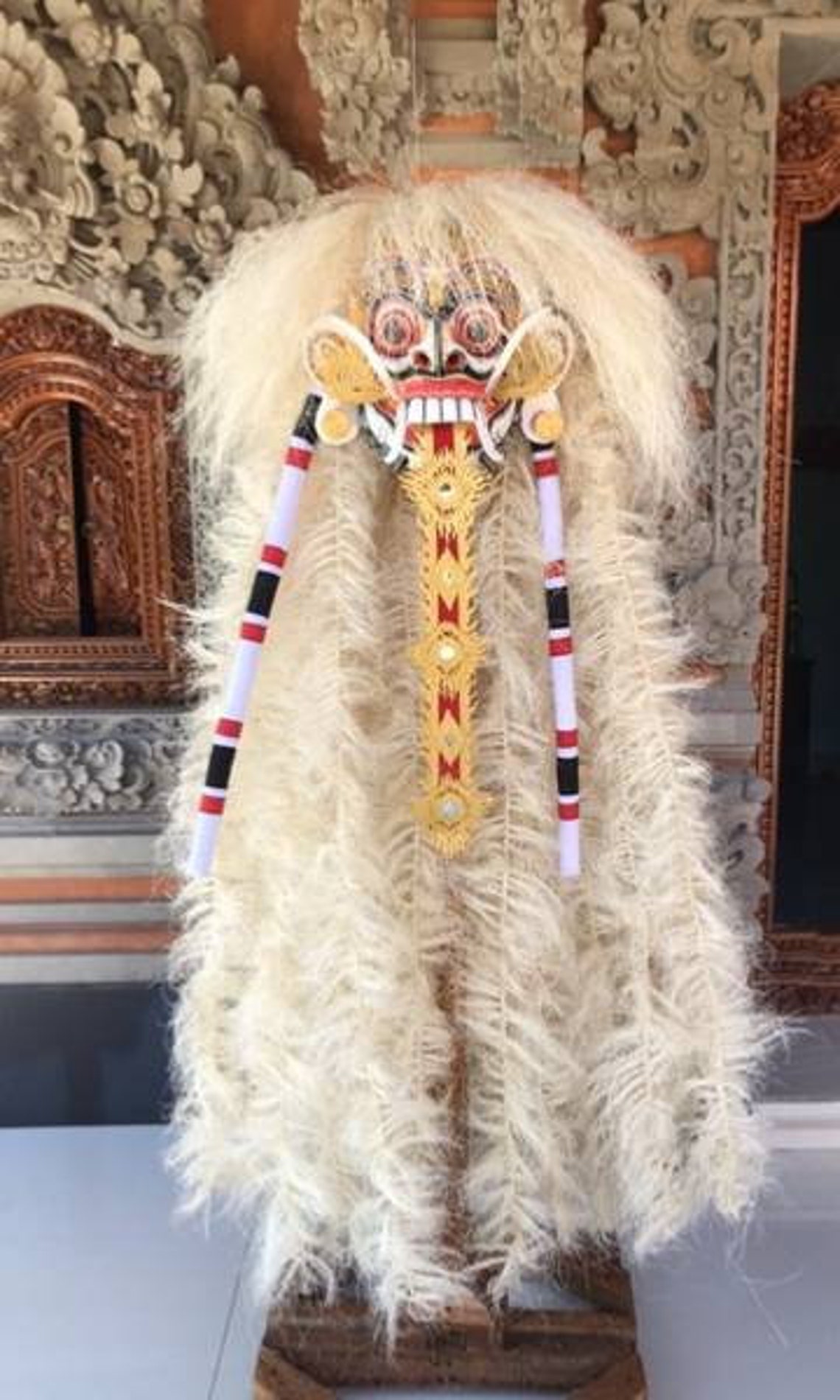 Free 1 Pc Handpainting Head Cover Rangda Cloth and Free Shipping ...