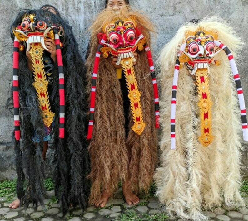 Free 1 Pc Handpainting Head Cover Rangda Cloth and Free Shipping ...