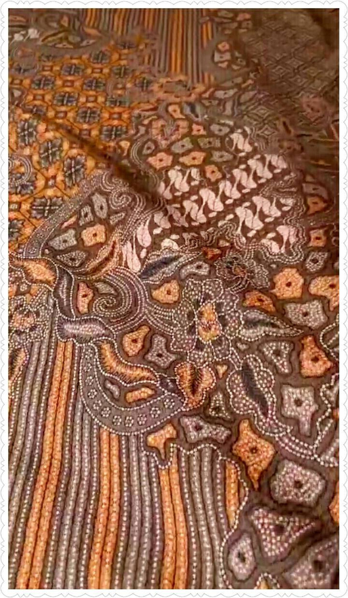 Premium Dobby Batik Fabric/indonesian Batik Fabric/sekar Jagad | Etsy