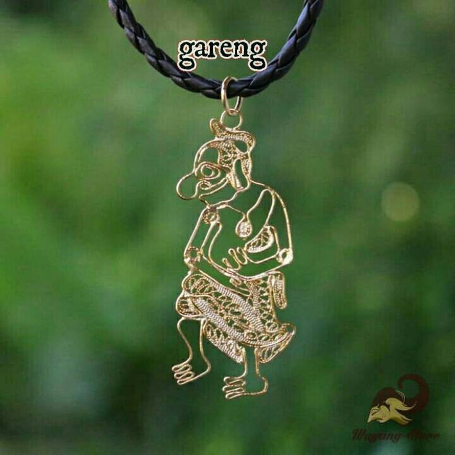 Wayang Necklace/wayang Pendant/ Wayang Neclace Souvenir / - Etsy
