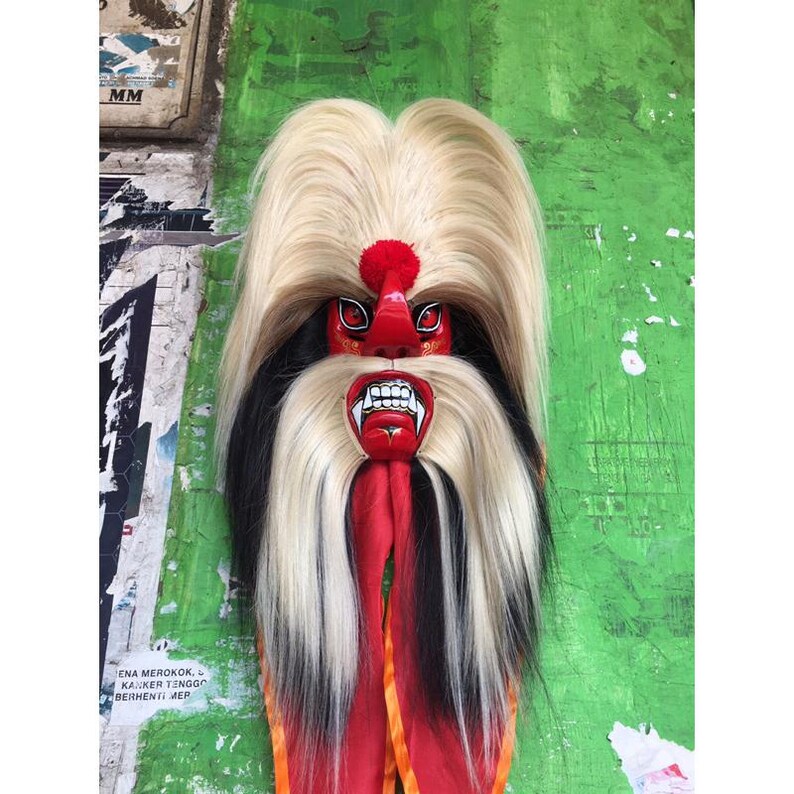 Bujang Ganong Mask/ Traditional Mask From Ponorogo Indonesia/javanese ...