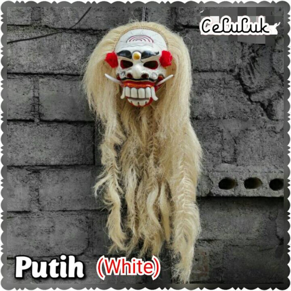 Celuluk Mask/ Long Hair Leak Bali/ Balinese Mask/ Monster - Etsy