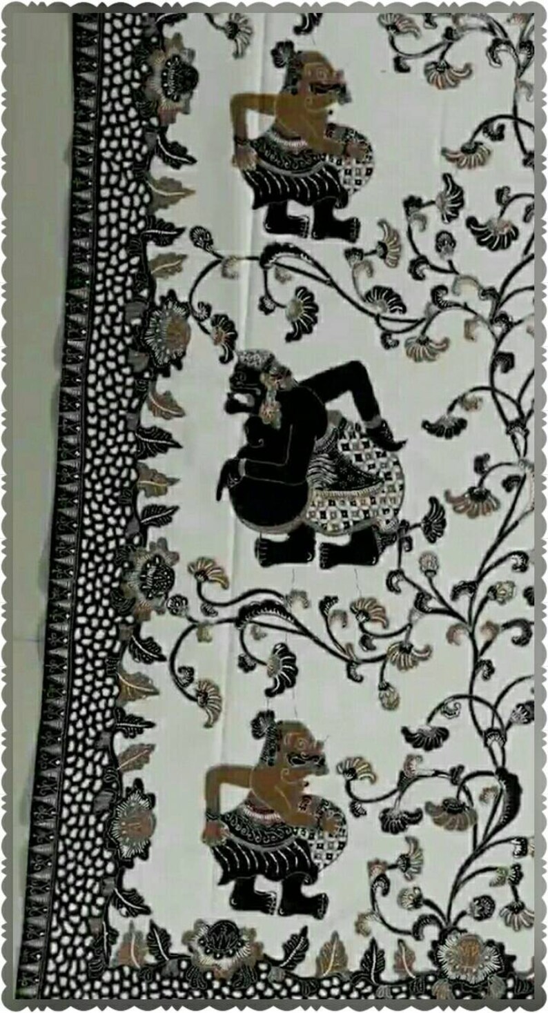 Wayang Batik Sarong/indonesian Batik Fabric/beautiful Wayang | Etsy