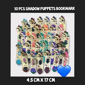 10 Pcs Shadow Puppets Bookmarks/ Fine Quality Shadow Puppets Bookmarks ...
