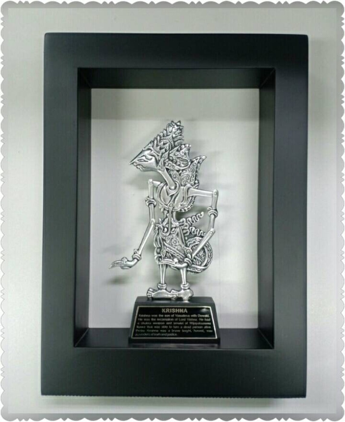 Wayang Puppet in Frame/indonesian Wayang Puppet/javanese - Etsy Canada