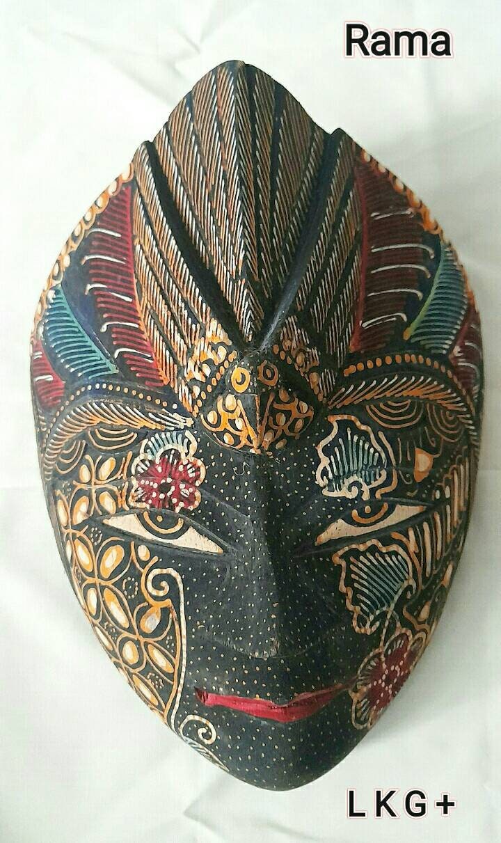 A Pair Rama Shinta Mask/free Shipping/ Wooden Wall Decor/ - Etsy