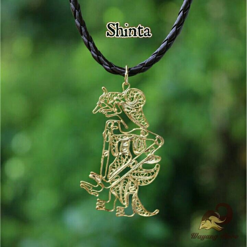 Wayang Necklace/wayang Pendant/ Wayang Neclace Souvenir / Indonesian ...