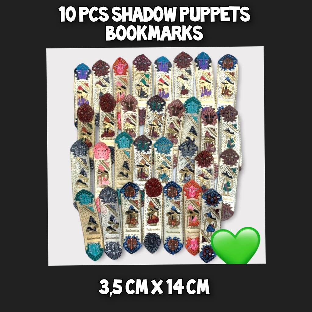 10 Pcs Shadow Puppets Bookmarks/ Fine Quality Shadow Puppets Bookmarks ...
