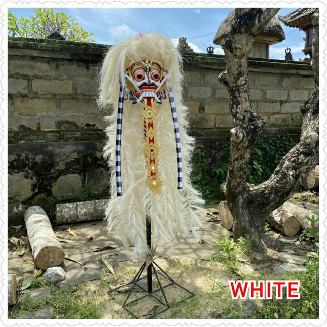 Free 1 Pc Handpainting Head Cover Rangda Cloth and Free - Etsy