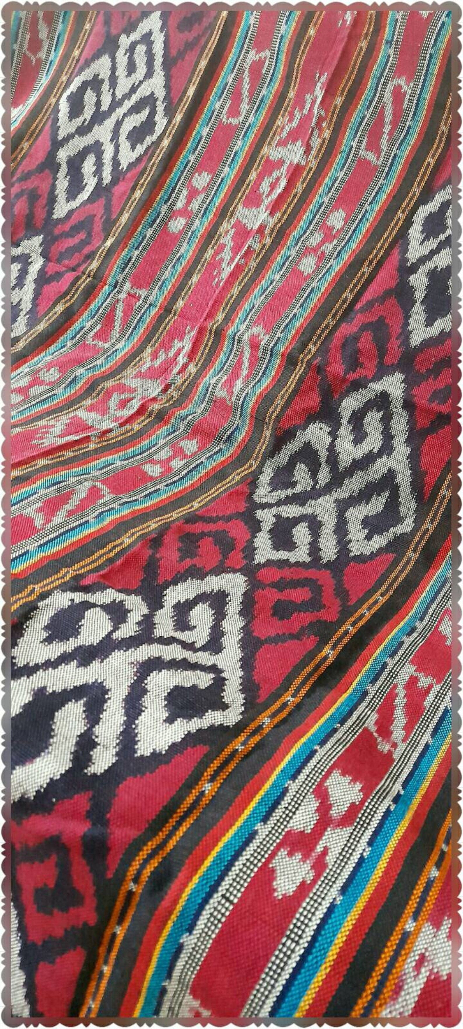 Handmade Ethnic Blanket/tenun Ikat/ Multipurpose Blanket/ Ethnic ...