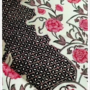 Beautiful Premium Cotton Batik/rose Pattern Indonesian Batik/batik ...