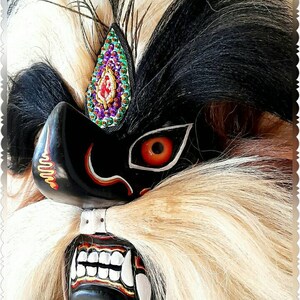 Bujang Ganong Mask/ Traditional Mask From Ponorogo Indonesia/ Bujang ...