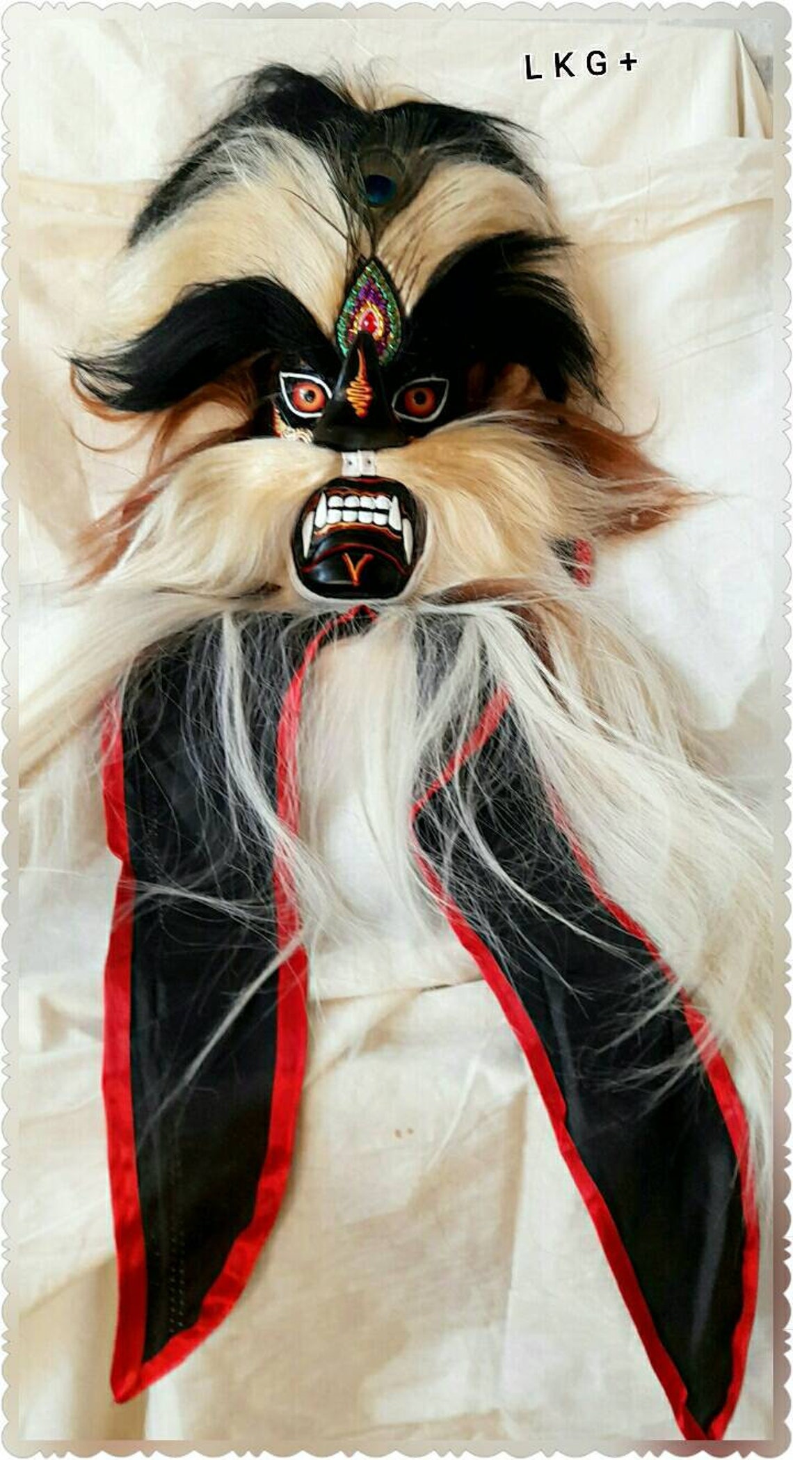 Bujang Ganong Mask/ Traditional Mask From Ponorogo Indonesia/ Bujang ...