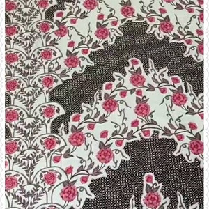 Premium Cotton Batik/rose Pattern Indonesian Batik/batik Sarong/sewing ...