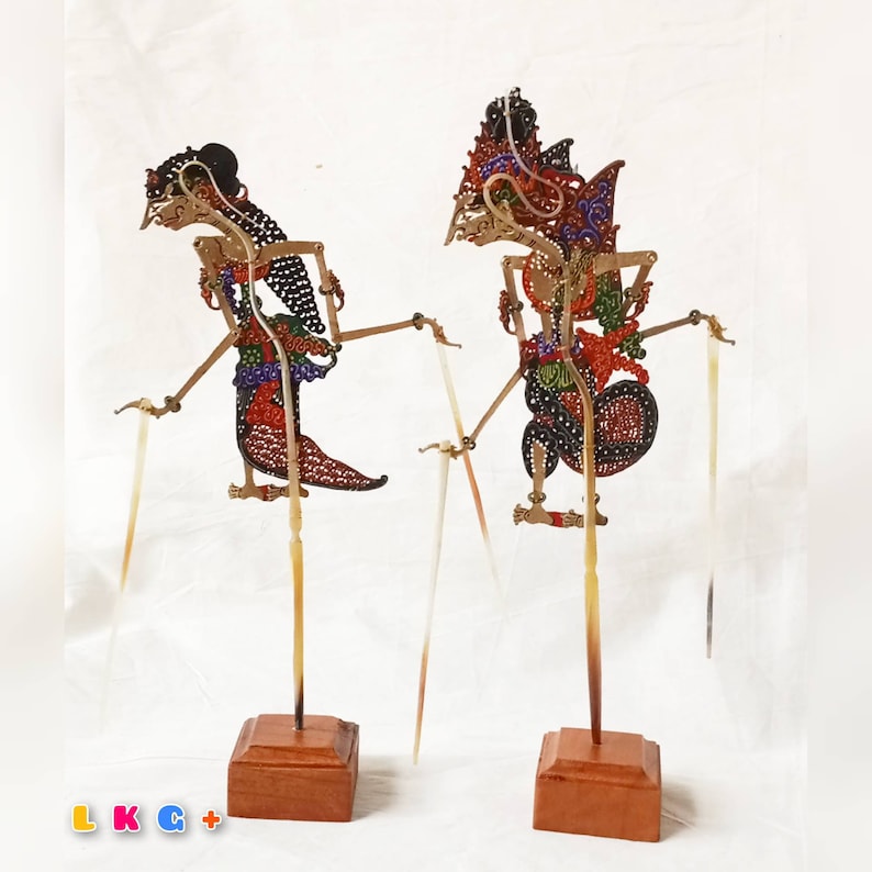 Fine Quality Couple Shadow Puppets Rama Shinta/javanese Shadow Puppets ...