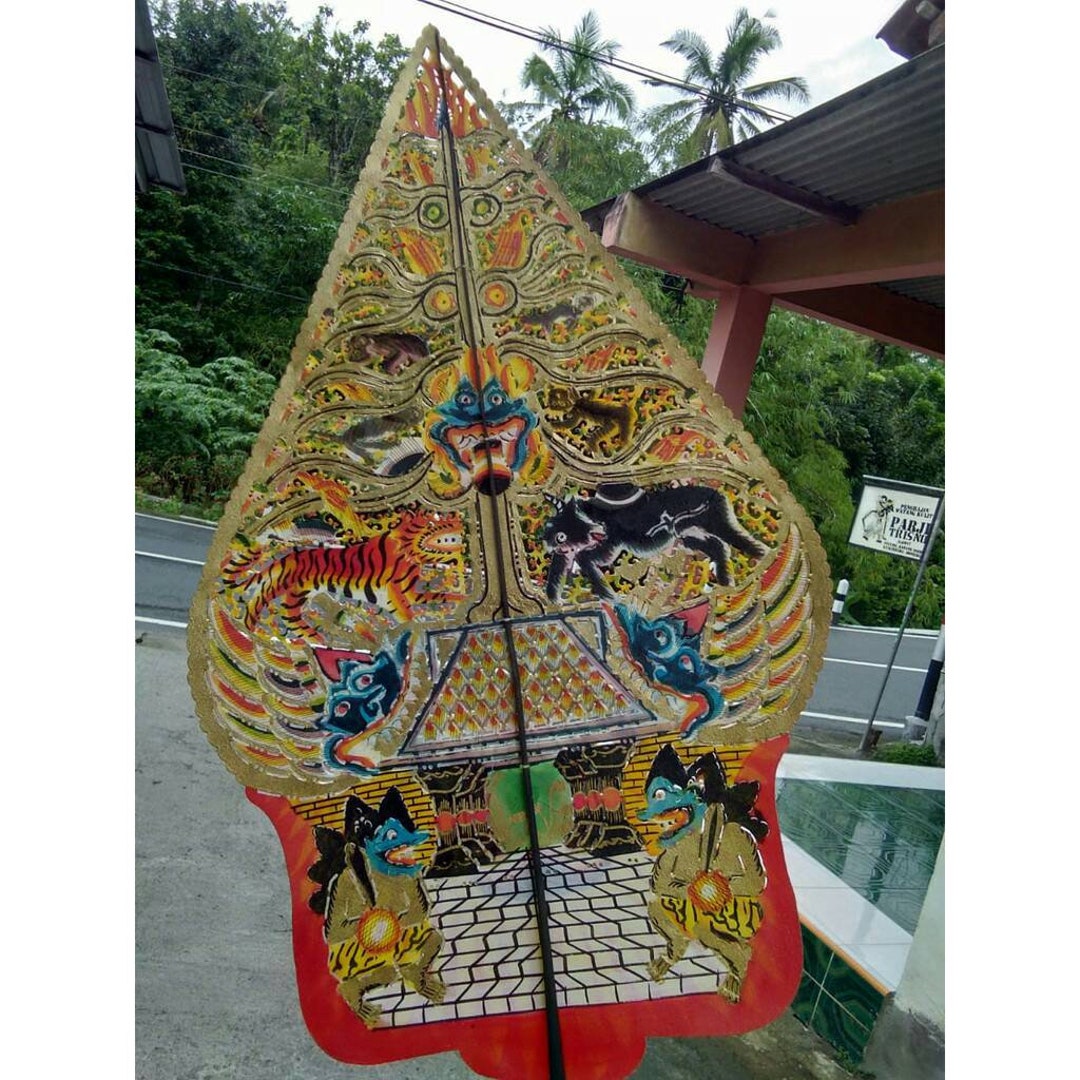 Large Size Gunungan Shadow Puppets/ Tree of Life/mountain Shadow Puppet ...